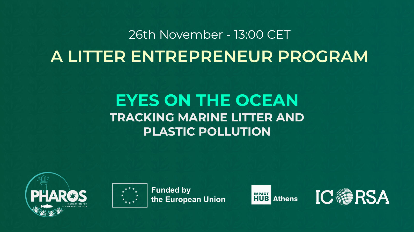 Eyes on the Ocean: Tracking Marine Litter and Plastic Pollution
